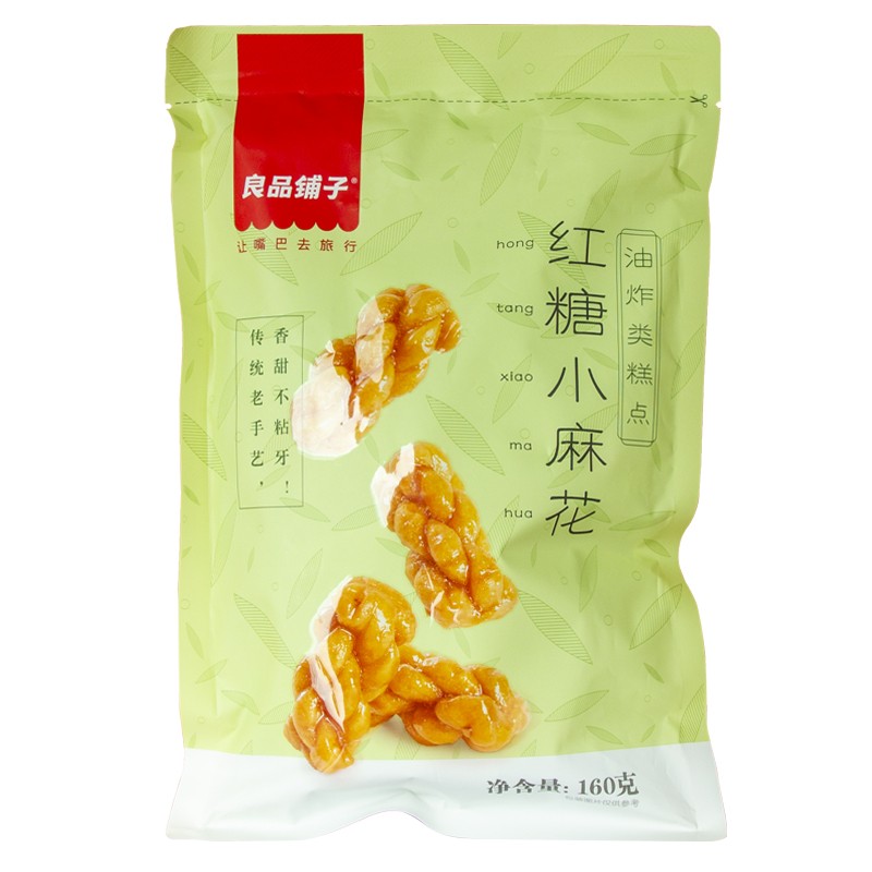 WHJK良品铺子红糖小麻花160g
