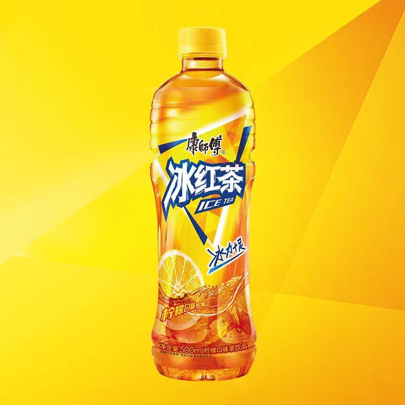 康师傅 冰红茶 柠檬味茶饮料 整箱量贩装 500ml*15瓶