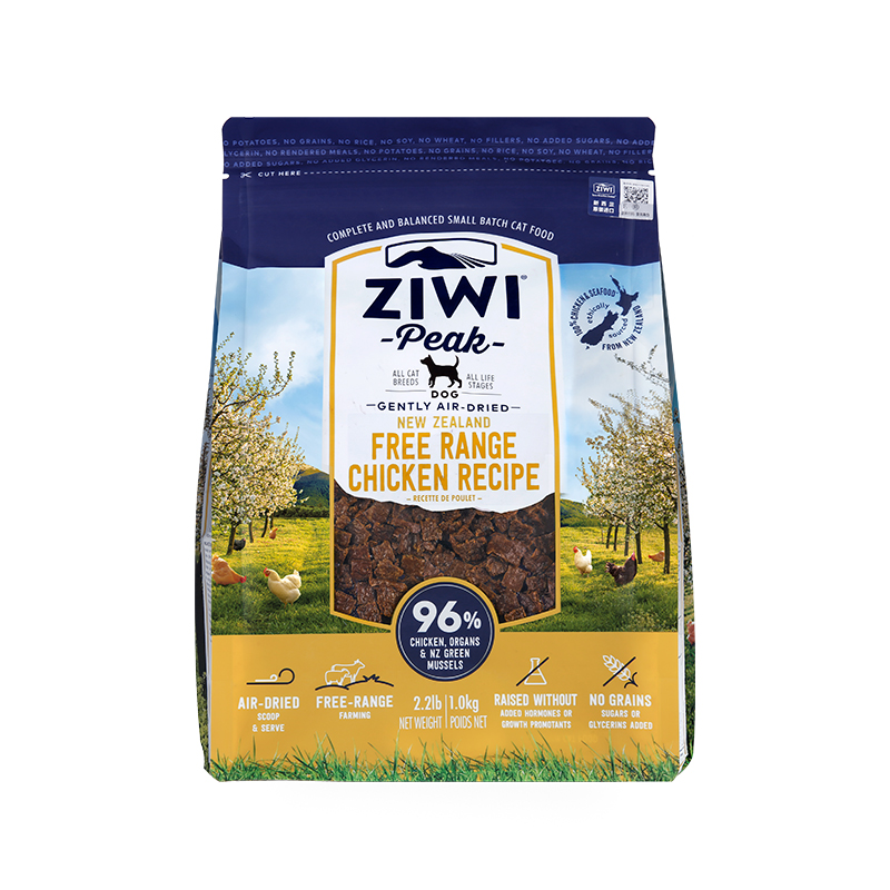 ZIWI滋益巅峰-风干新西兰鸡肉配方犬粮-鸡肉-1kg