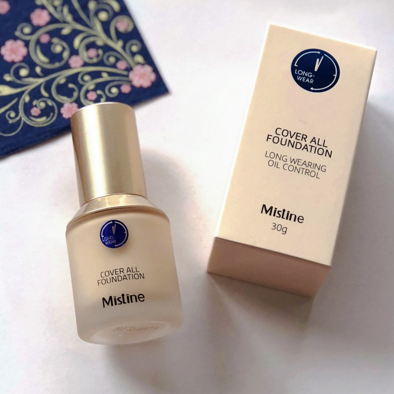 泰国Mistine 蜜丝婷持妆清透粉底液（30g）LF100#自然瓷白