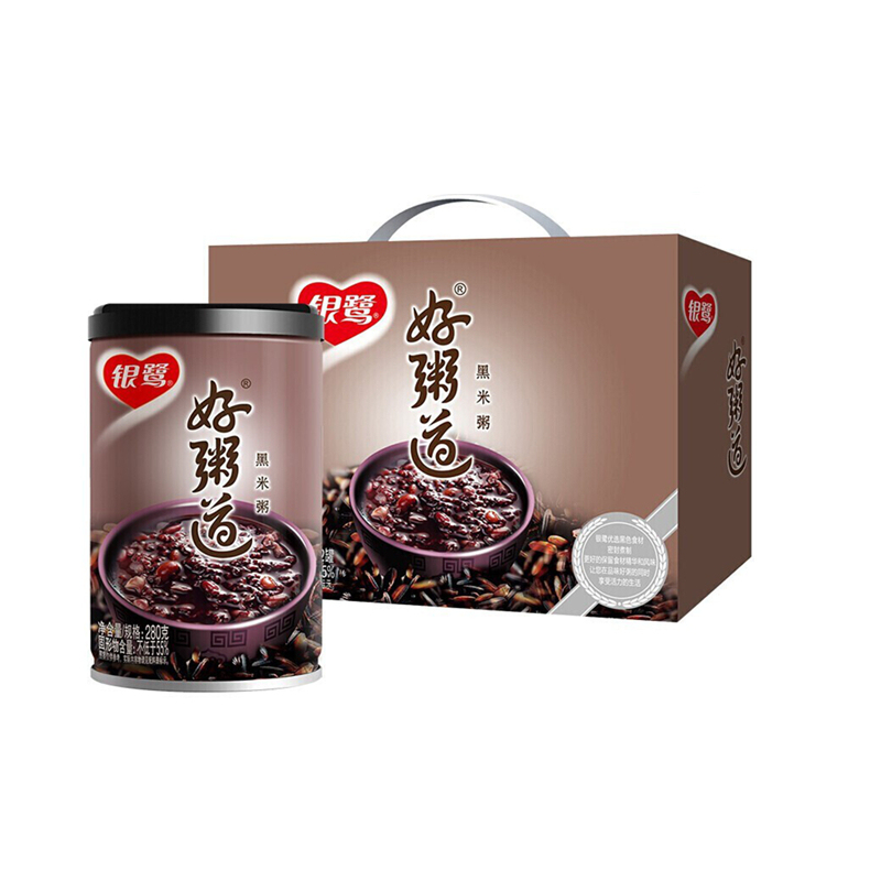 银鹭好粥道黑米粥280g*12罐