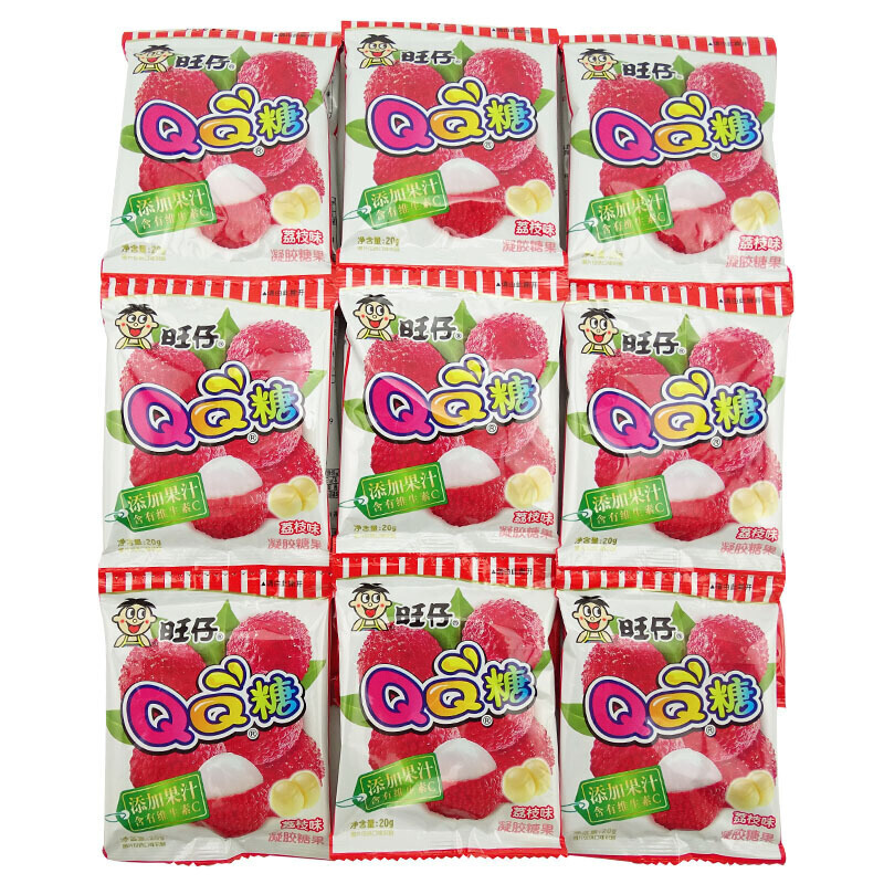 旺仔QQ糖荔枝味20g*20袋