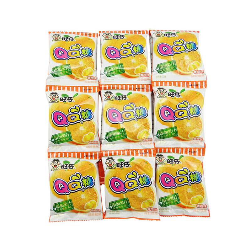 旺仔QQ糖香橙味20g*20袋