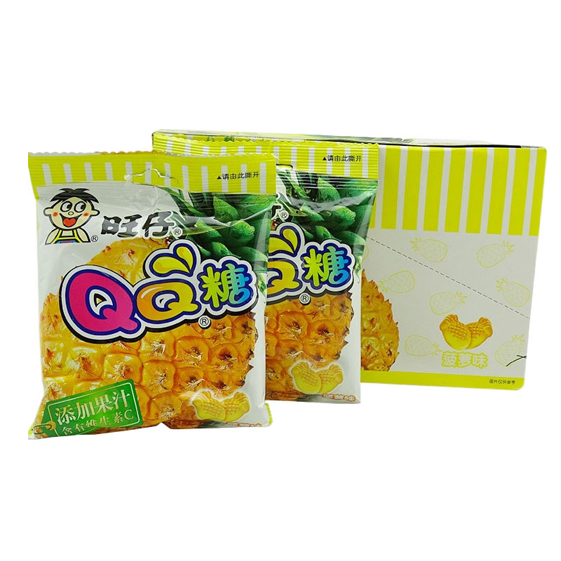 旺仔QQ糖菠萝味70g*10袋