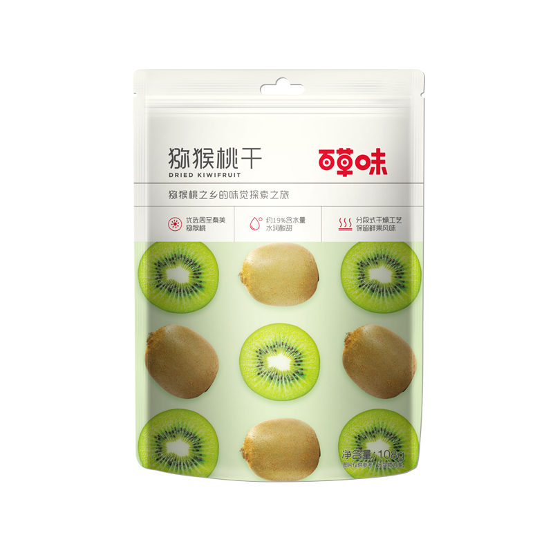WHJK【只发北京】【4袋起订】百草味猕猴桃干108g