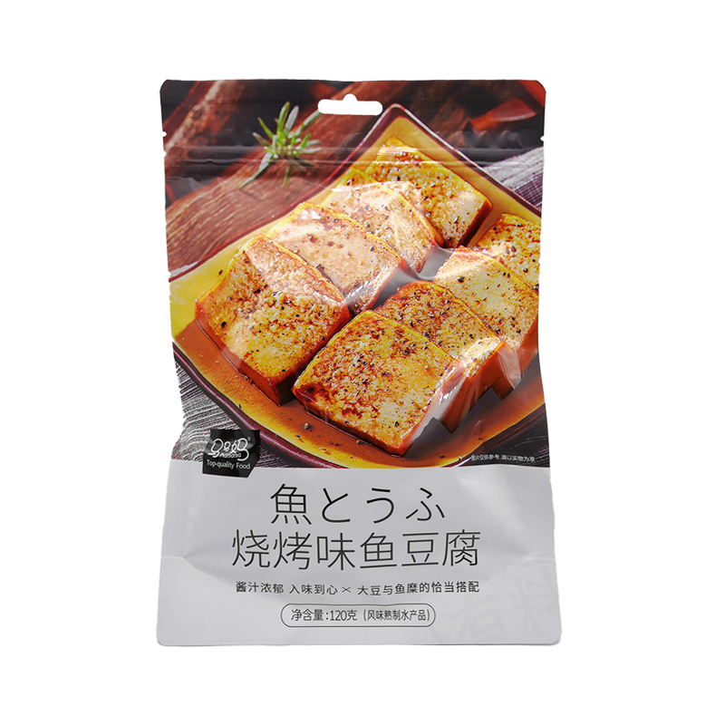【4袋起订】马马妈烧烤味鱼豆腐120g