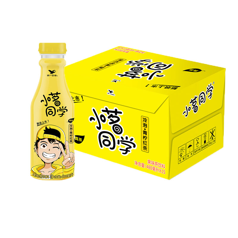 【仅供上海，店铺600元包邮】统一小茗同学青柠红茶480ml*15瓶