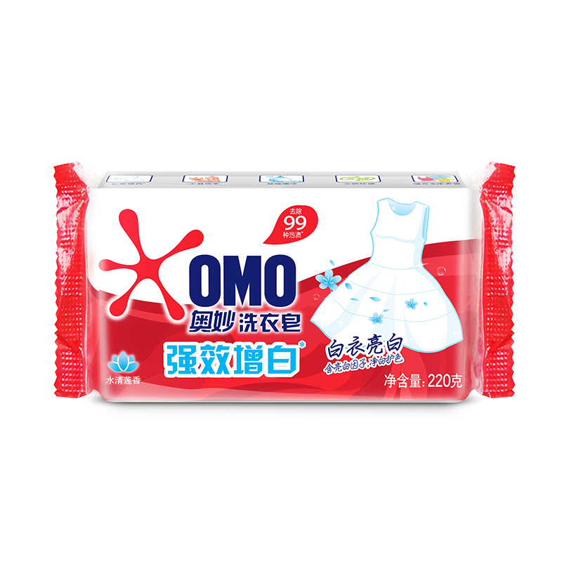 【仅供上海，店铺600元包邮】奥妙强效增白洗衣皂220g