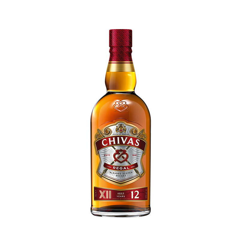 WHJK 芝华士（Chivas Regal)12年 苏格兰调和威士忌700ml 英国进口洋酒