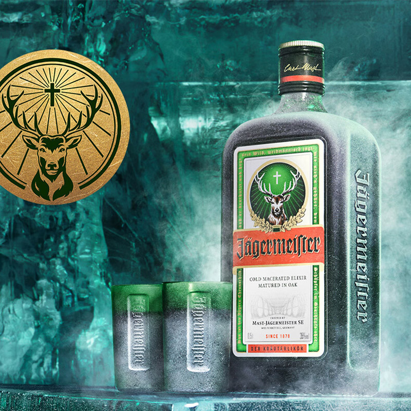 WHJK野格（Jagermeister）利口酒/力娇酒500ML 德国进口洋酒