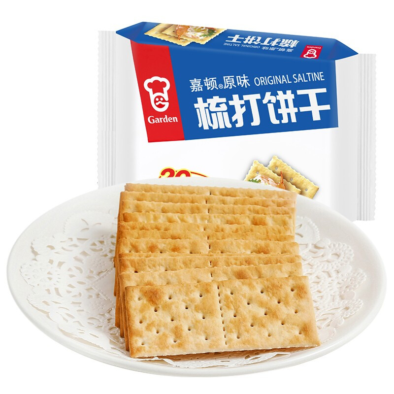 嘉顿苏打饼干105g单包多口味可选【整箱32包】