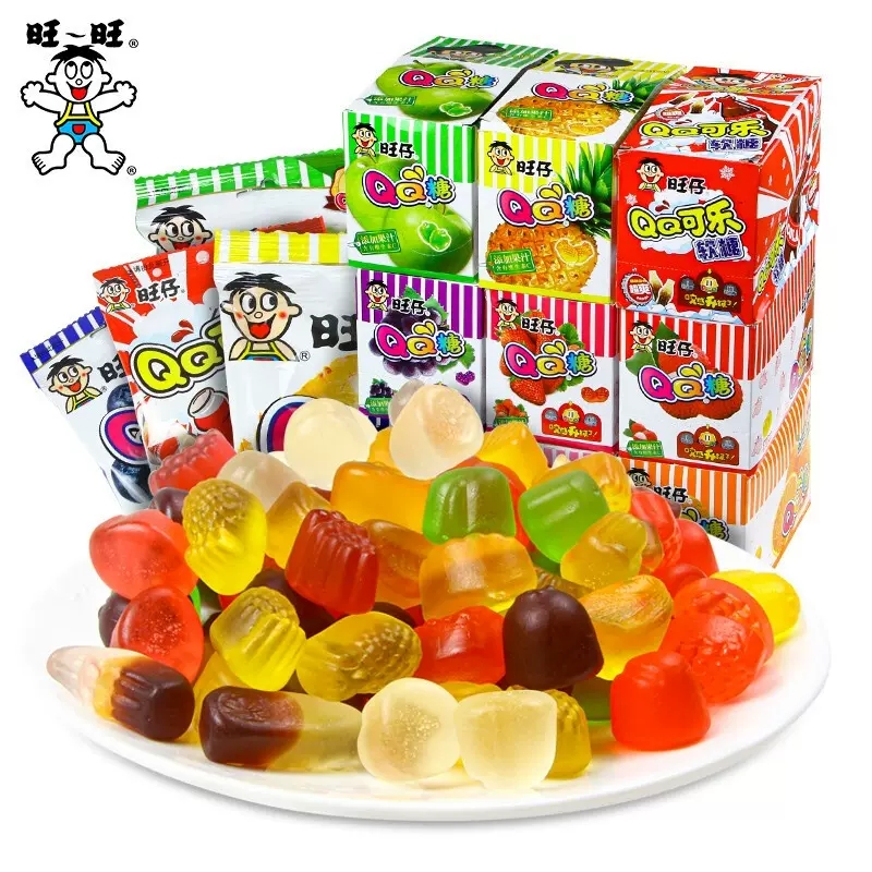 旺旺旺仔QQ糖大包装70g*10包/盒（中规）多口味可选【整箱60包】