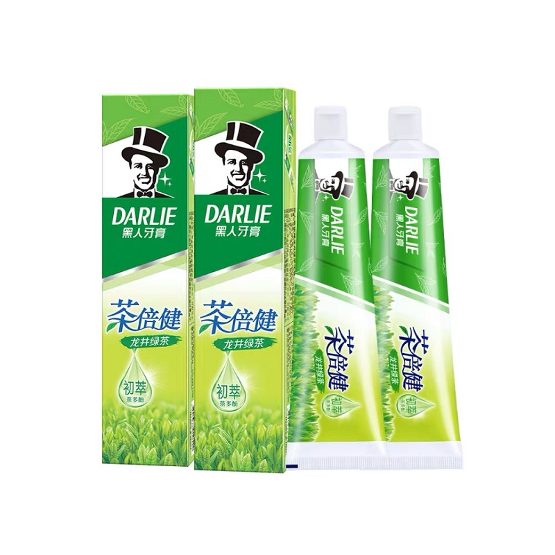 DARLIE/黑人茶倍健龙井绿茶牙膏190g