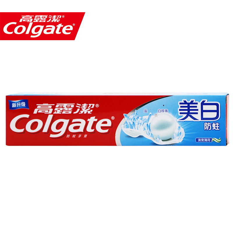 高露洁防蛀美白牙膏140g