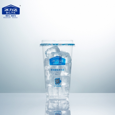 冰力达高颜值便利店DIY饮料百搭食用冰冰杯220g*15杯【6箱起送】