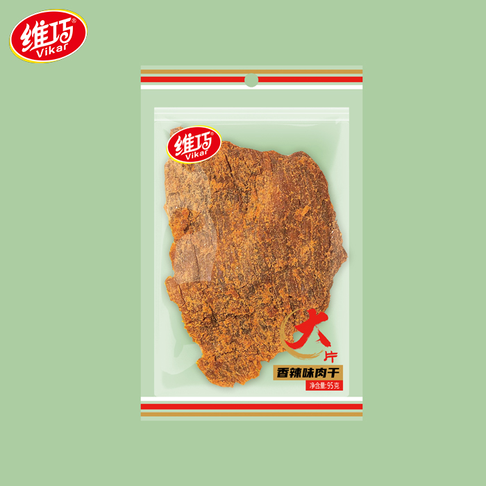 95g维巧大片肉干 办公室休闲零食下酒解馋小吃