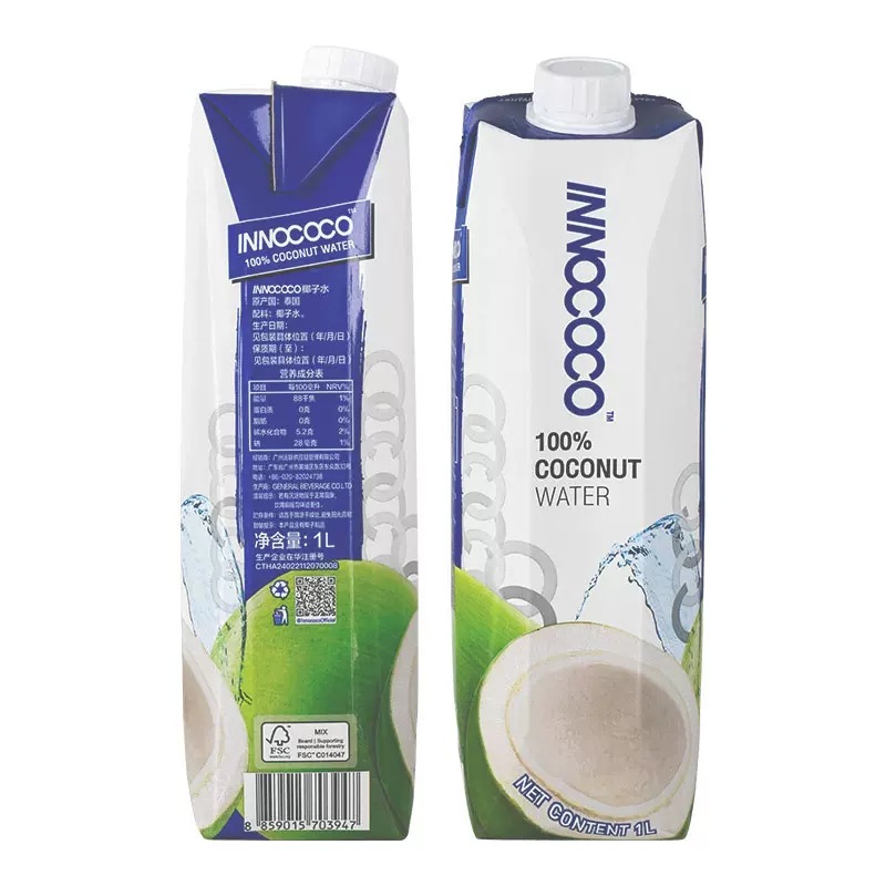 innococo椰子水泰国原装进口330mlNFC网红0脂青椰水孕妇饮料饮品