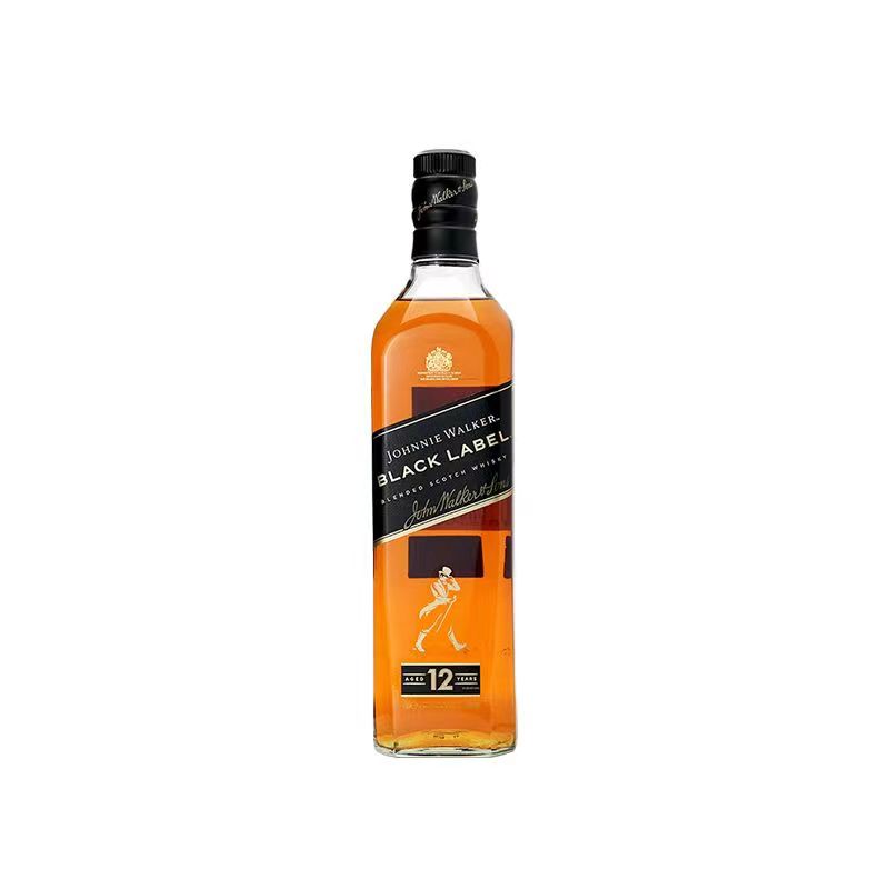 尊尼获加（JOHNNIE WALKER）黑牌12年 黑方 苏格兰调和型威士忌