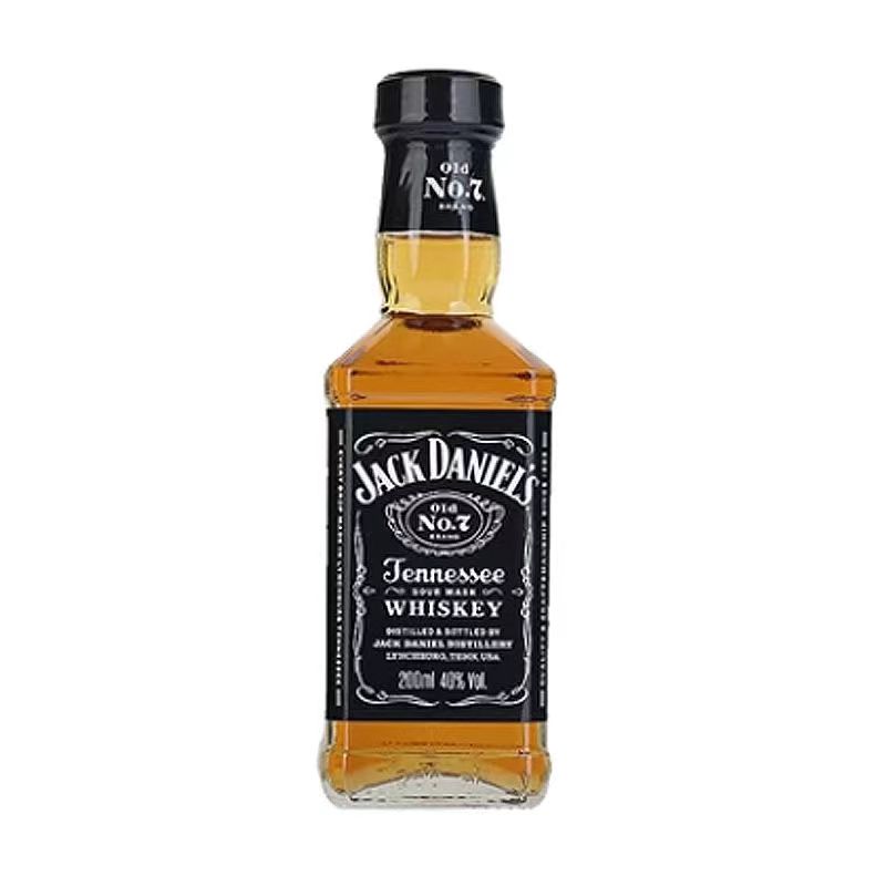 WHJK 杰克丹尼（Jack Daniel's）美国田纳西威士忌200ml 进口洋酒