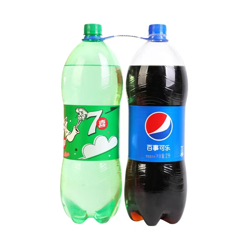 百事可乐 七喜汽水饮料2L组合装